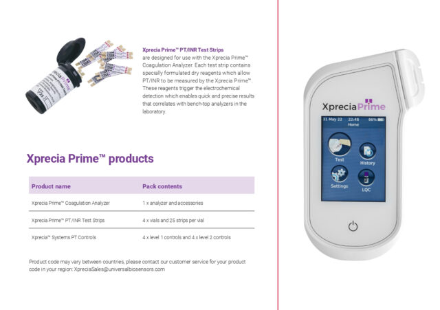 Coagulation – Point of Care Biosystem